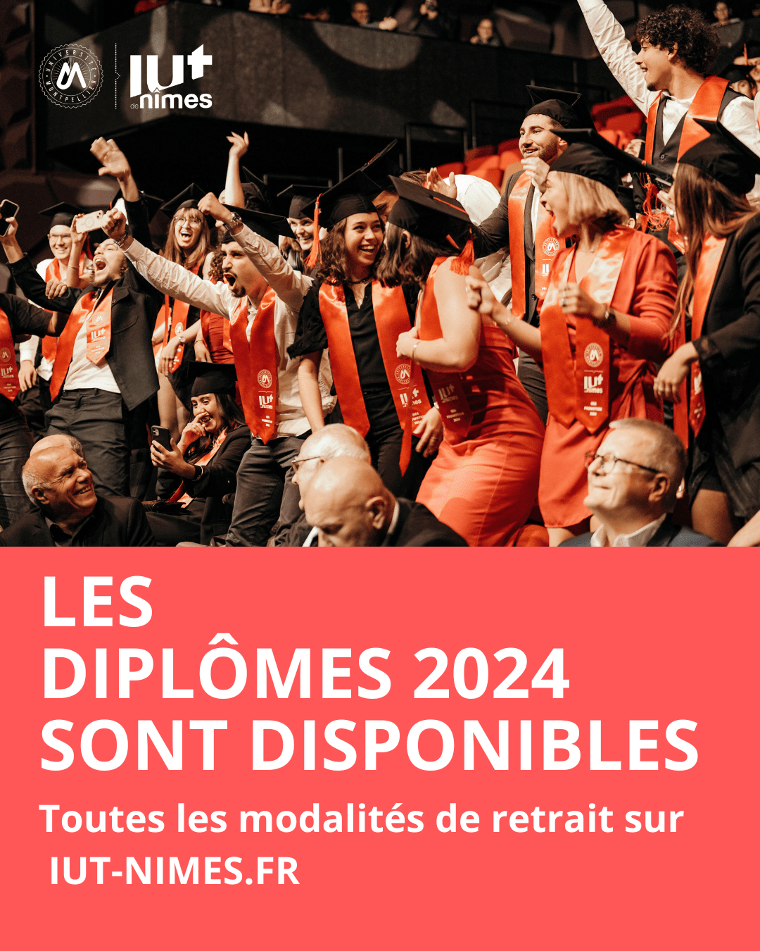 diplômes 2024 - IUT de Nîmes